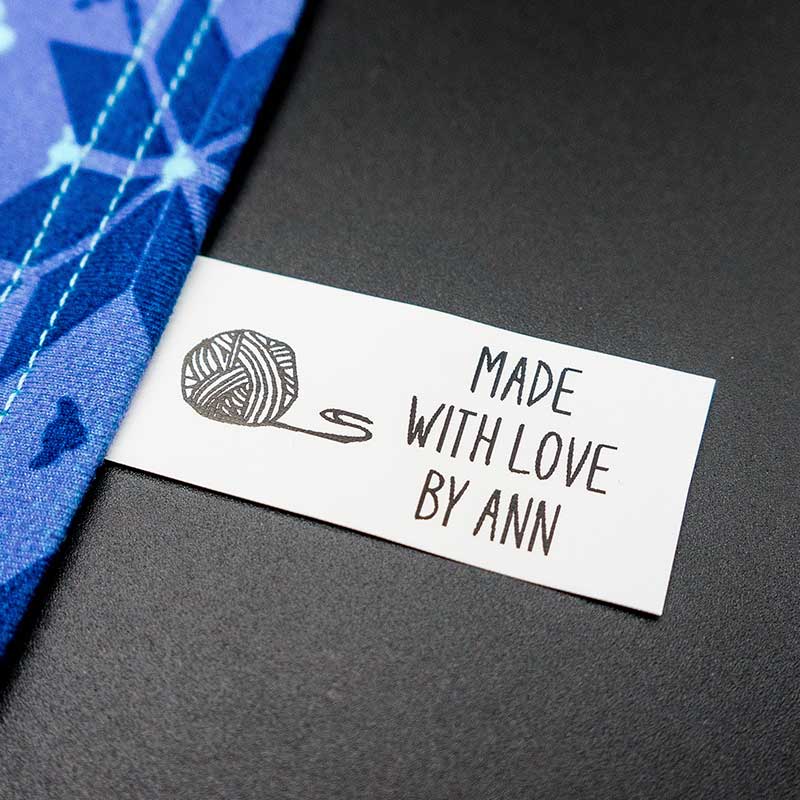 Custom Flat Nylon Fabric Labels - MemorableLand